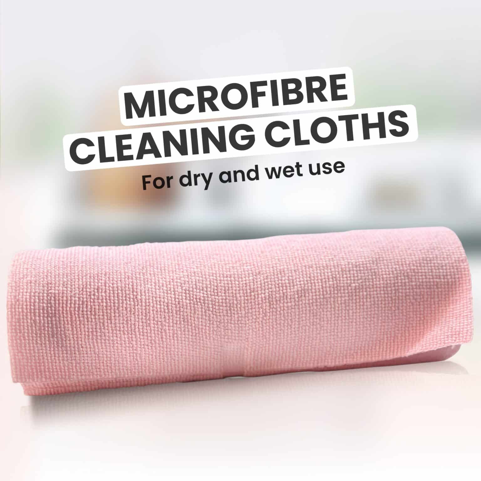 Reusable Kitchen Towel Roll - Pink Color - Soft Microfiber Fabric
