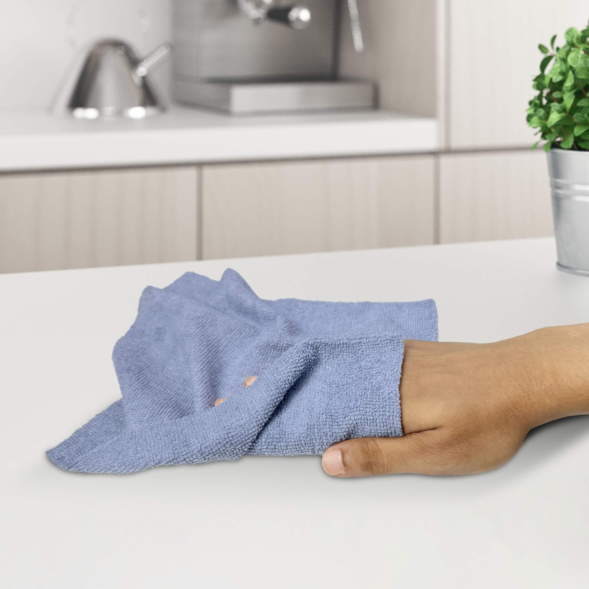 Reusable Kitchen Towel Roll - Blue Color - Soft Microfiber Fabric