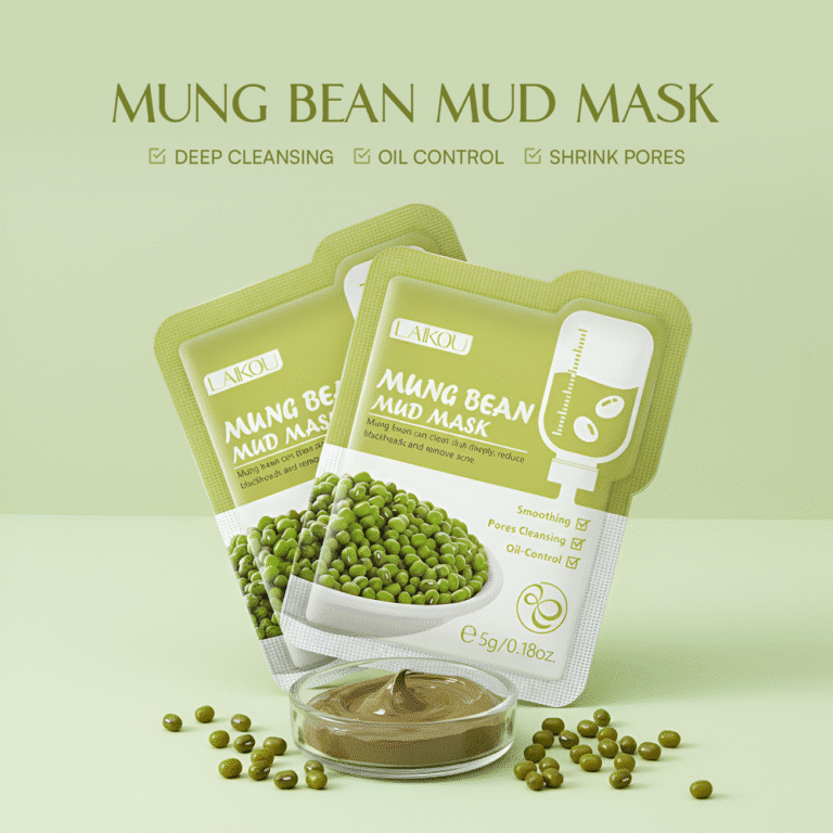 Face Mask Set - Total 18 Packs - 6 Types, 3 Packs Per Type - Laikou Mud ...